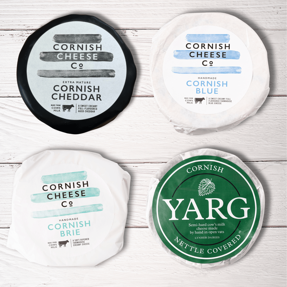 Cornish 1kg 4 Cheese Bundle – The Cornish Cheese Co